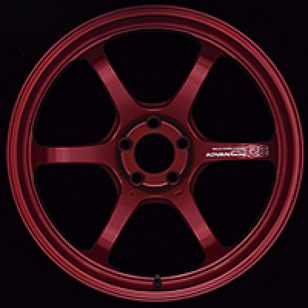 Advan R6 18x9.5 +45 5x120 Racing Candy Red Wheel – CI Motorsports