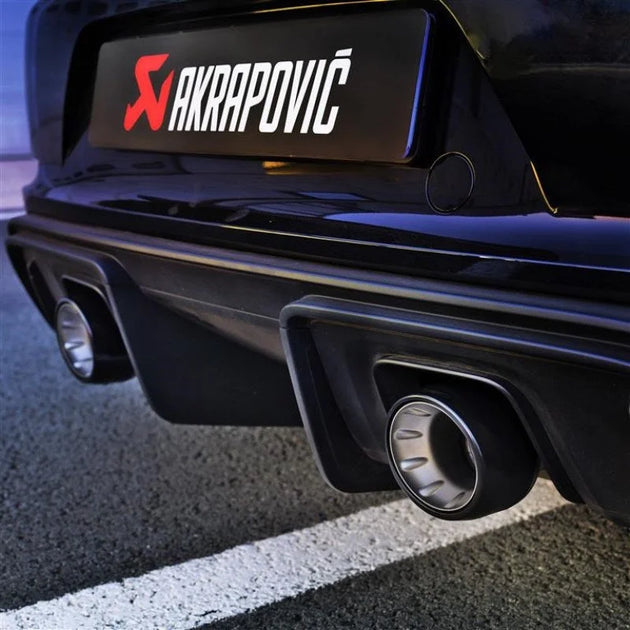 Akrapovic Tail Pipe Set (Black Coated Titanium) fits 2020+ Porsche...