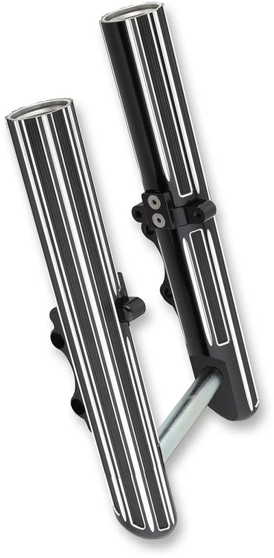 Arlen Ness Fork Legs - Black Anodized - Hot Legs - Custom Single Disc...