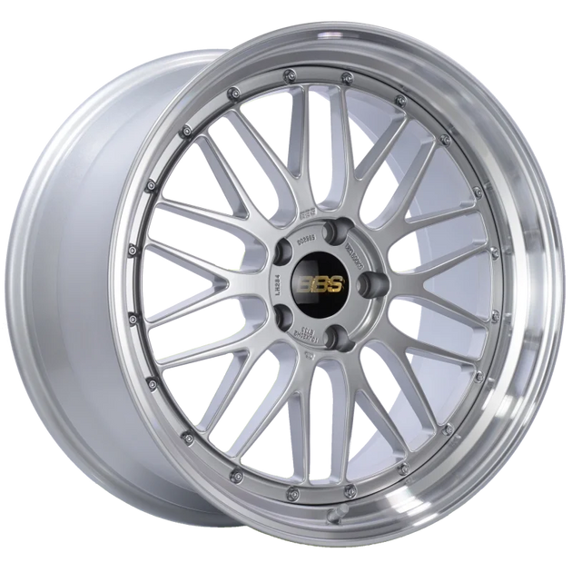 BBS LM 20x10 5x120 ET33 Diamond Silver Center Diamond Cut Lip Wheel...