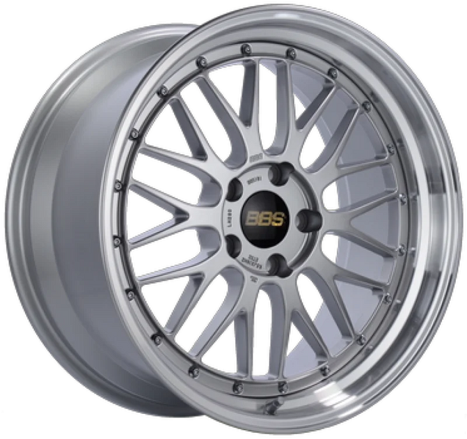 BBS LM 21x10.5 5x112 ET10 Diamond Silver Wheel 82mm PFS Required