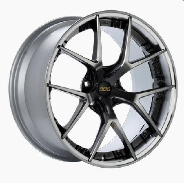 BBS RI-S 20x9 5x120 ET25 Diamond Black Center / Diamond Cut Lip Wheel...