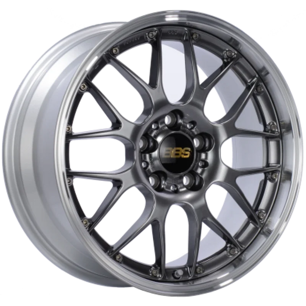 BBS RS-GT 20x10 5x112 ET22 Diamond Black / Diamond Cut Lip Wheel...