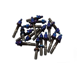 BLOX Racing Xtreme Titanium Intake/Exhaust Manifold Studs Burnt 65mm ...