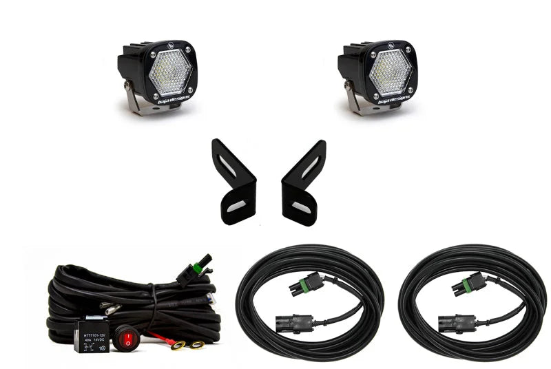 Baja Designs Dual S1 WC Dual Reverse Kit - Clear fits 2021+ Ford...