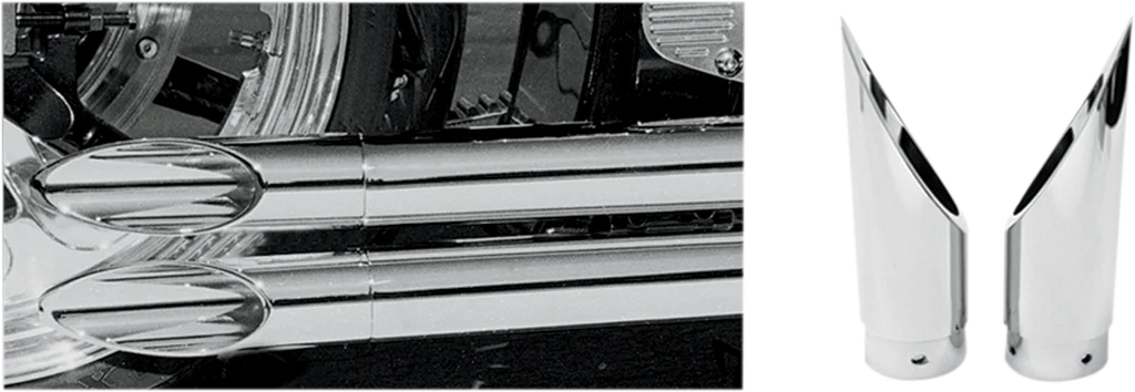 Baron Custom Accessories Family Jewel Exhaust Tip - Chrome - Xtreme...