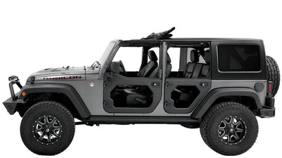 Bestop CORE Doors (Rear Lower Doors , Black) 51731-01 fits 2007-2017...