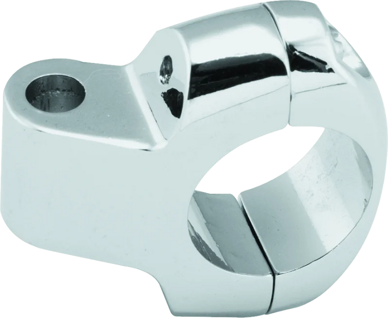 Bikers Choice Chrome Custom Mirror Clamp For 1 Inch Bar Universal
