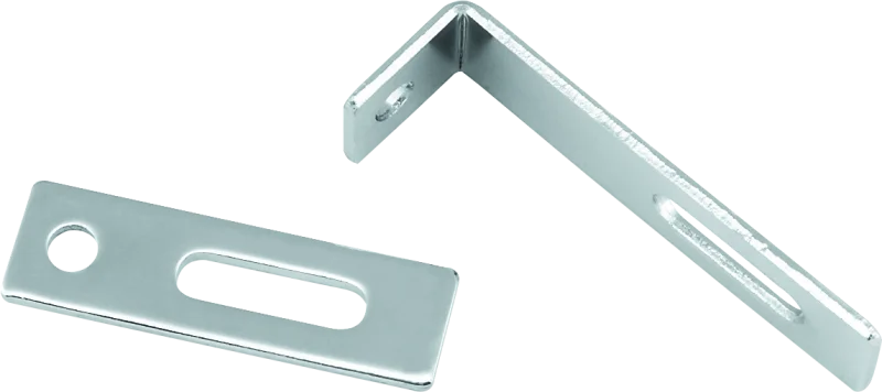 Bikers Choice Flat Chrome Exhaust Support Bracket 7/8 X 3 Inch...