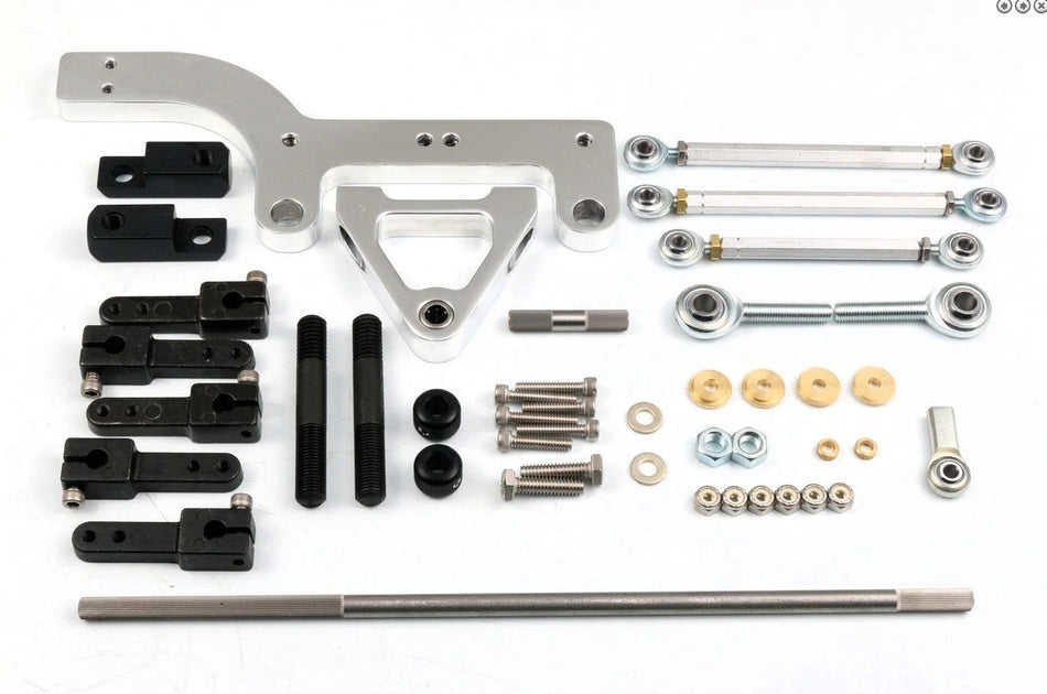 Blower Drive Service Dual Carb Linkage Kit Billet Tower & Base