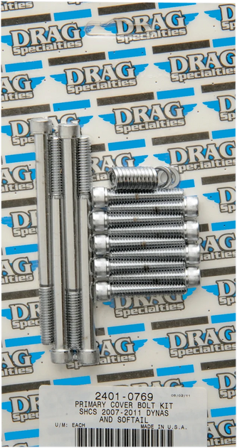 Drag Specialties DragSpecialties Bolt Kit - Motor - Knurled - Softail...