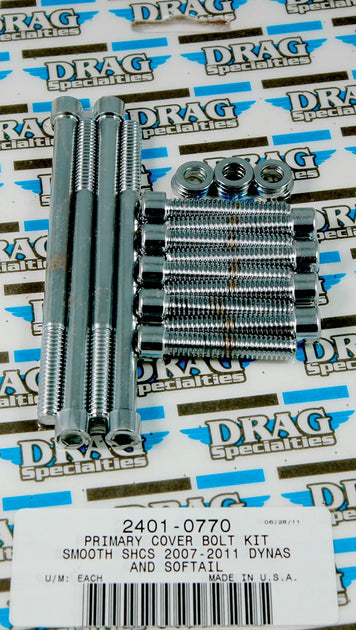 Drag Specialties DragSpecialties Bolt Kit - Primary - Smooth...