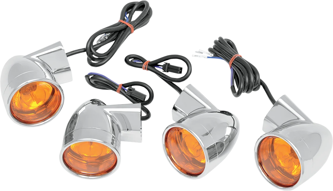 Drag Specialties DragSpecialties Bullet Turn Signal Lights 12-0224...