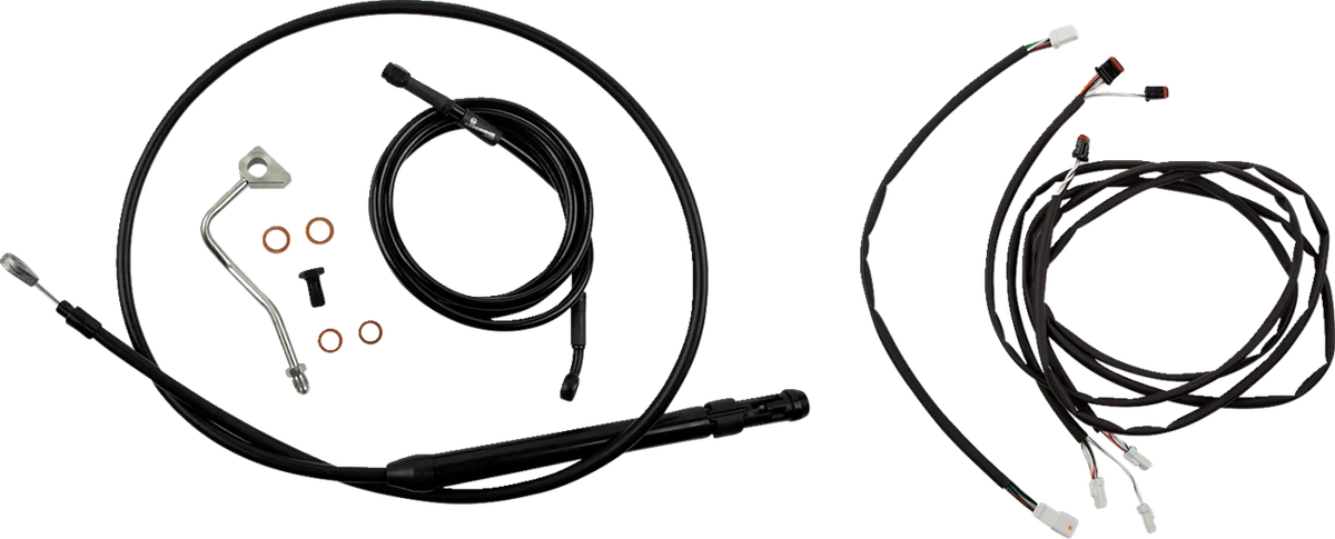 Burly Brand Control Kit - Gorilla Ape Hanger - 14" - Black B30-1308