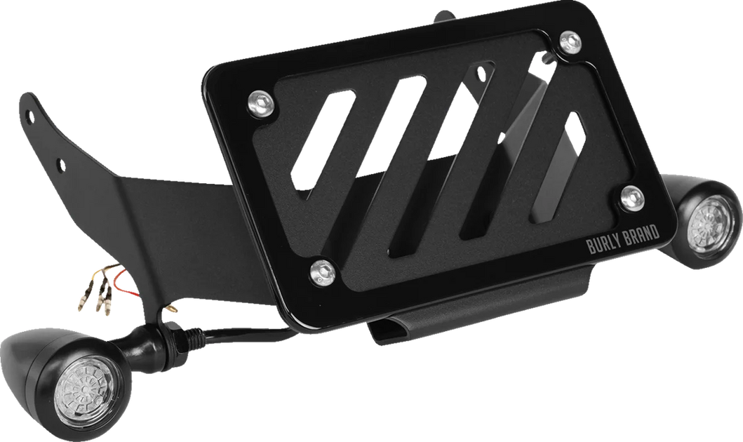 Burly Brand License Plate Mount - Rear Fender B13-3000TFB