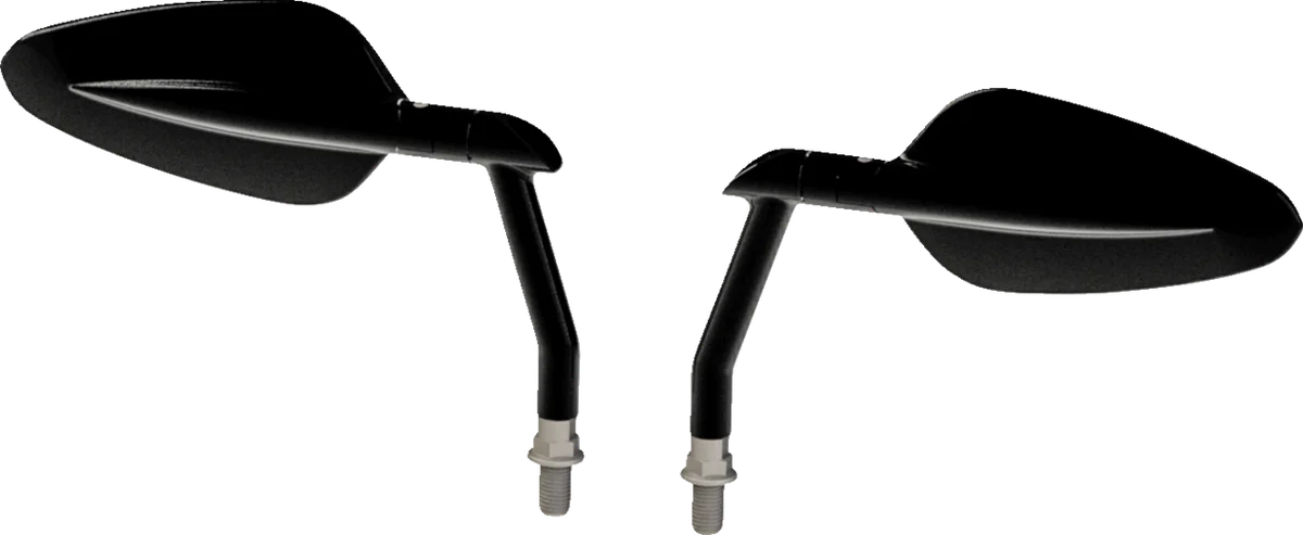 Burly Brand Mirrors - Radar - Side View - Oval - Black B16-1502B