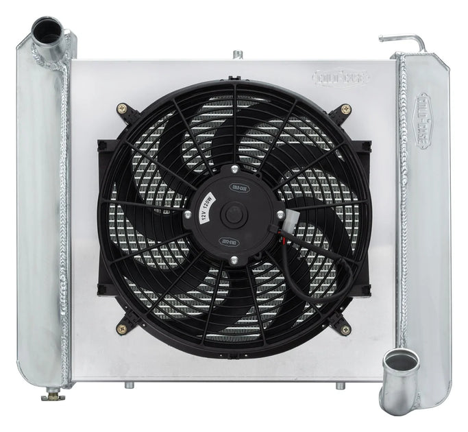 COLD-CASE Radiators Radiator w/ 16in Fan Kit CHV711K fits 61-62...
