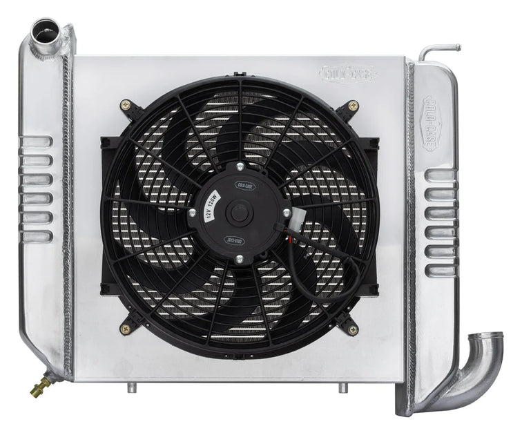 COLD-CASE Radiators Radiator w/ 16in Fan Kit CHV712AK fits 65-68...