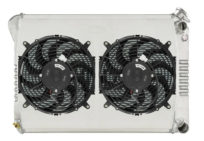 COLD-CASE Radiators Radiator LS LS Swap Dual 12in Fan CHN549SK fits...