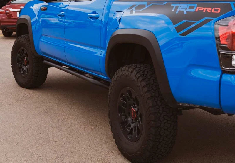 Cali Raised LED Trail Edition Rock Sliders - Double Cab Short Bed