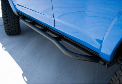 Cali Raised LED Bolt On Rock Sliders - No Kick Out / Raw fits 10-24...
