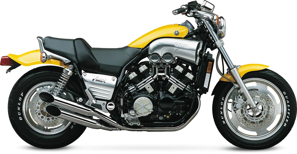 Cobra Slashcut Mufflers - Chrome fits Yamaha VMAX – CI Motorsports