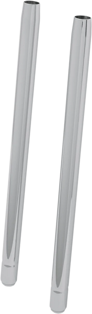 Custom Cycle Fork Tubes - 35 mm - 23.25" - Ultra Chrome - Showa T...