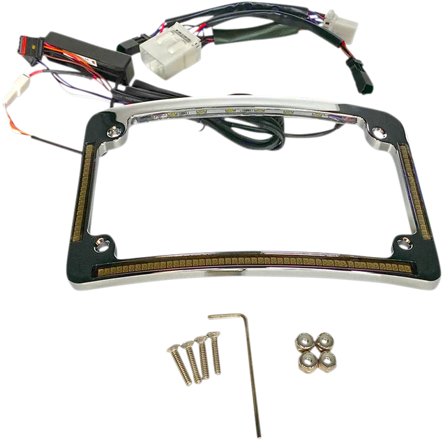 Custom Dynamics All in One License Plate Frame - Chrome TF05-HD-C