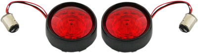 Custom Dynamics Bullet Turn Signal - 1157 - Gloss Black - Red Lens...