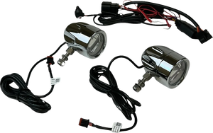 Custom Dynamics LED Fog Light - Halo - Chrome PB-FOG-23-C