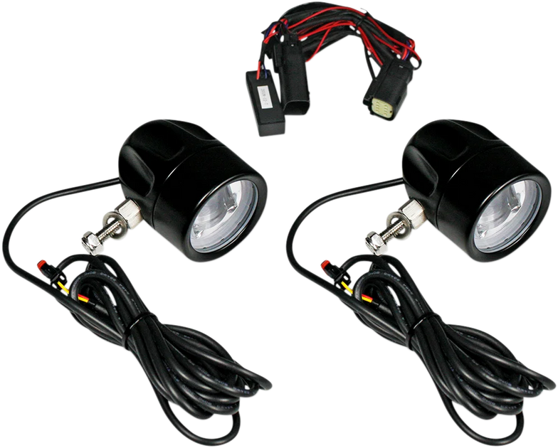 Custom Dynamics LED Fog Light - SS8 - Black PB-FOG-SS8-B