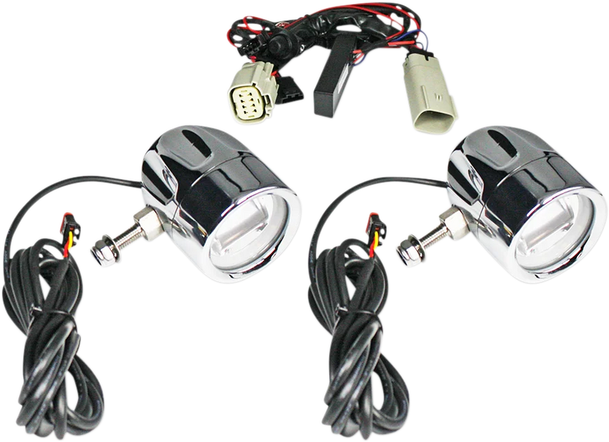 Custom Dynamics LED Fog Light - Trike - Chrome PB-FOG-TKE-C