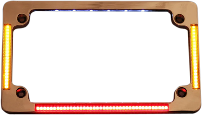Custom Dynamics License Plate Frame - Chrome TF04-C – CI Motorsports