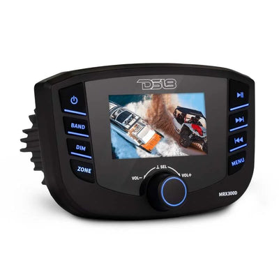 DS18 3in Color TFT Screen 3 Zones 4 Volts Output BT RDS 4x 50 Watts...