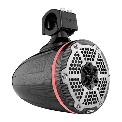 DS18 Marine And Powersports Towers 6.5in RGB LED Lights Black Carbon...