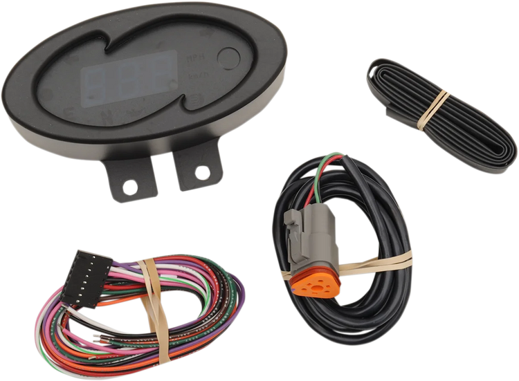 Dakota Digital 5000 Series Wave Speedometer - Black - 2" H x 4.25" W ...