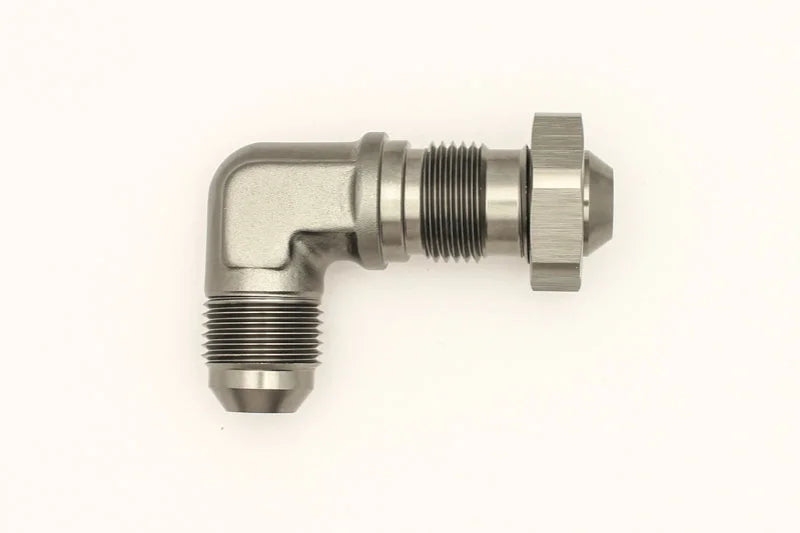 DeatschWerks 8AN Male Flare To 8AN Male Flare Bulkhead Adapter...