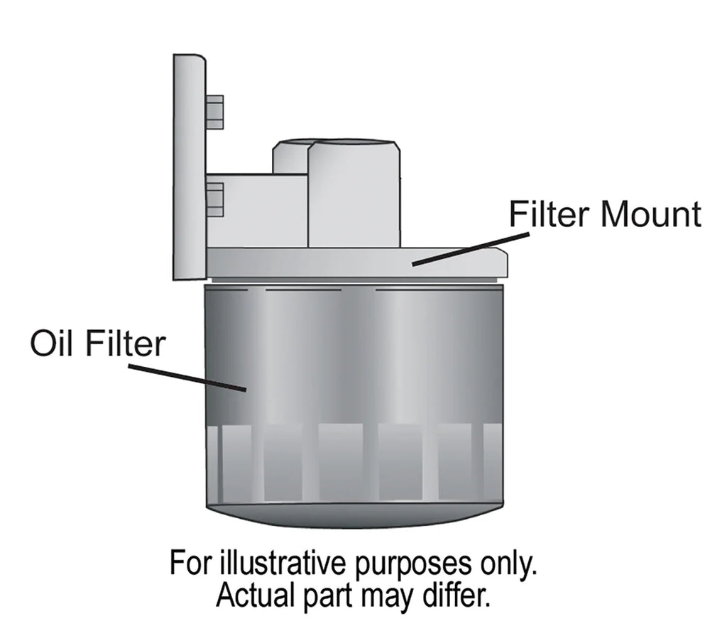 Derale Single Ports Up 1/2" NPT Filter Mount Kit fits 2010 Dodge Ram...