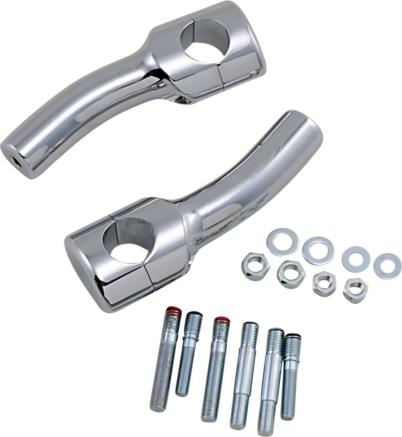 Drag Specialties Big Buffalo Handlebar Risers - Pullback - 5-1/2"...