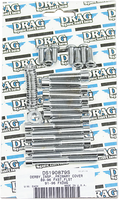 Drag Specialties Bolt Set - Inner/Outer Primary/Inspection/Derby...