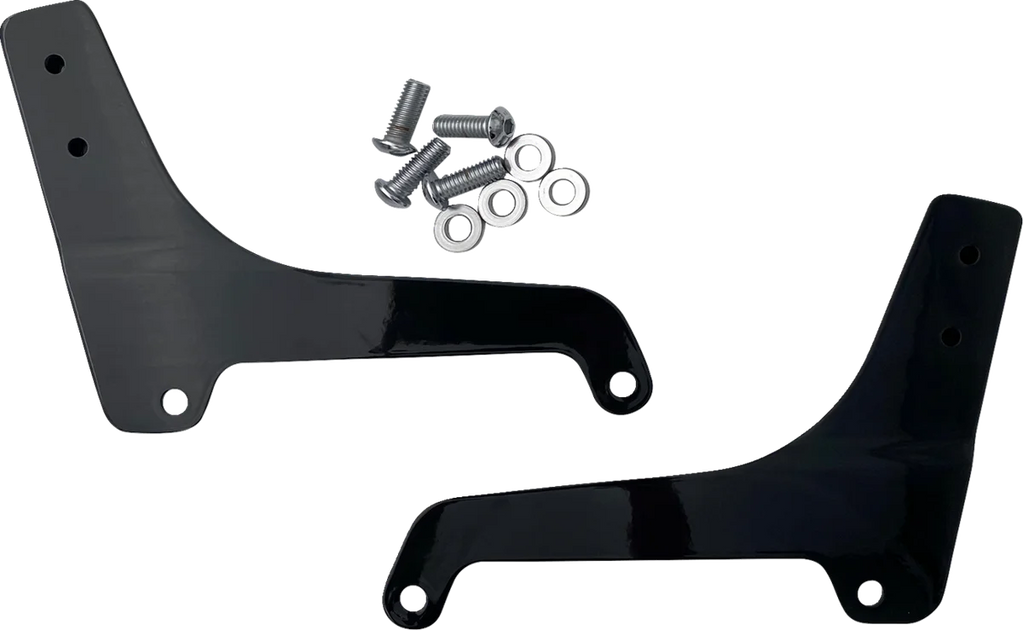 Drag Specialties DragSpecialties Side Plates - Black X08-0019GB