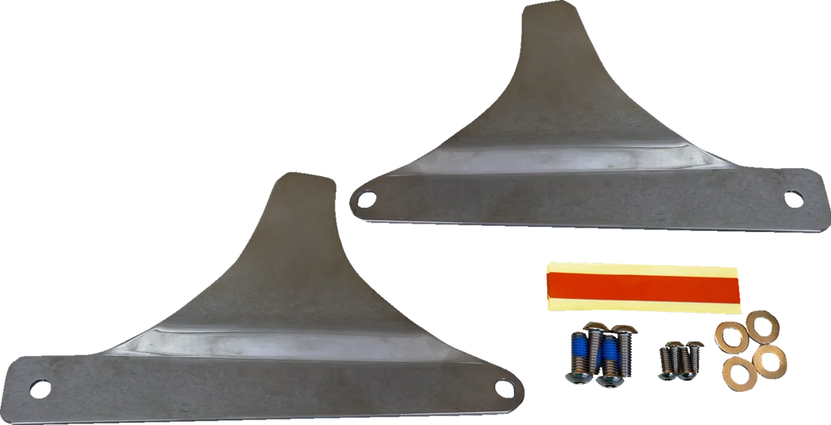 Drag Specialties DragSpecialties Side Plates - Chrome X08-0004C