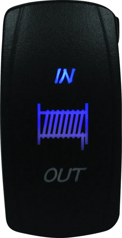 DragonFire Racing Lighted Switch Winch In/Out Blue – CI Motorsports