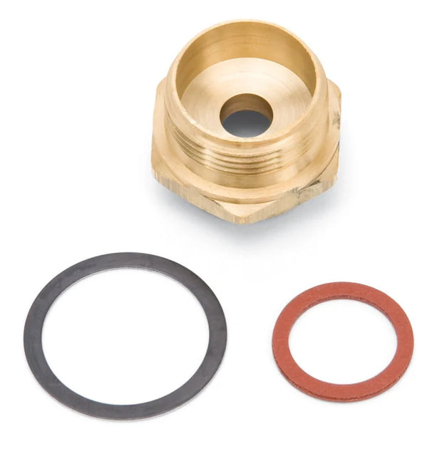 Edelbrock Fuel Bowl Inverted Flare Fitting Straight Male 7/8In-20 w/...