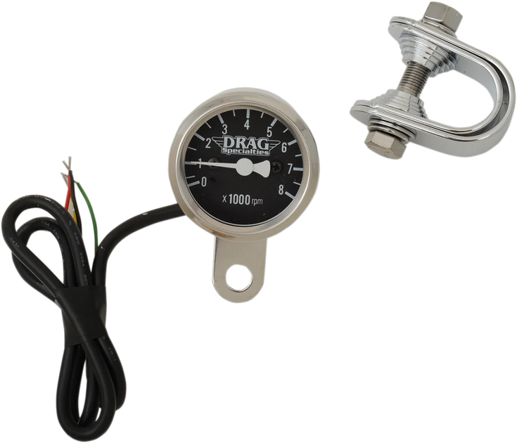 Drag Specialties DragSpecialties Electronic Tachometer - Steel...