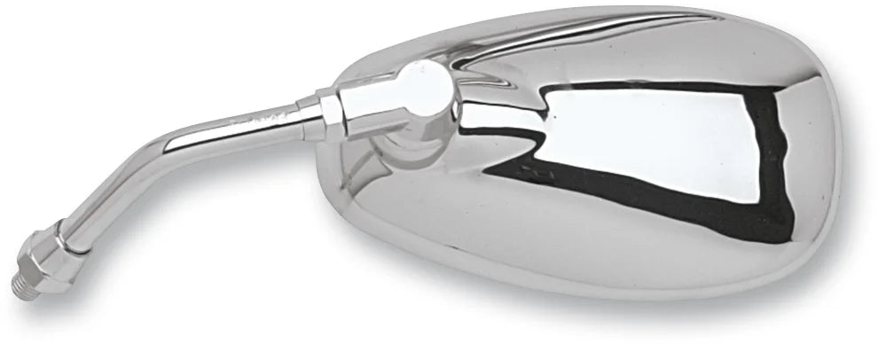 Emgo Mirror - Side View - Oval - Chrome - Left – CI Motorsports