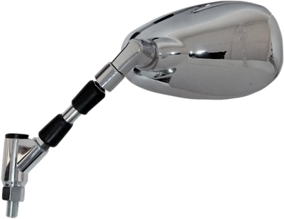 Emgo Mirror - Side View - Oval - Chrome - Left 20-57932 – CI Motorsports