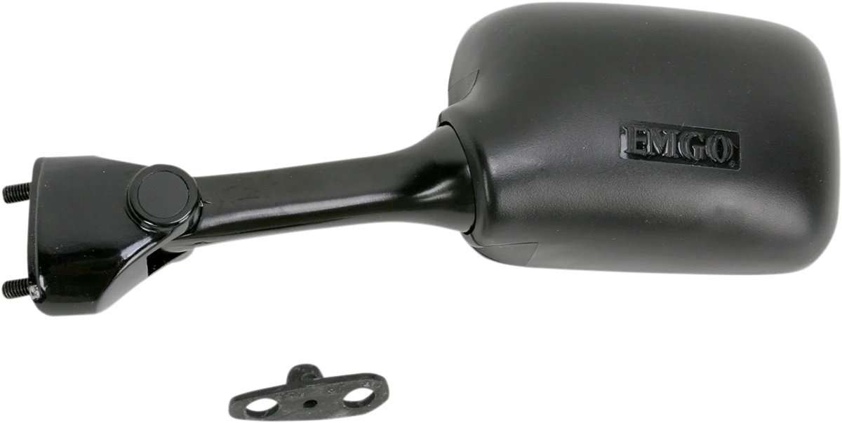 Emgo Mirror - Side View - Rectangle - Black - Left – CI Motorsports