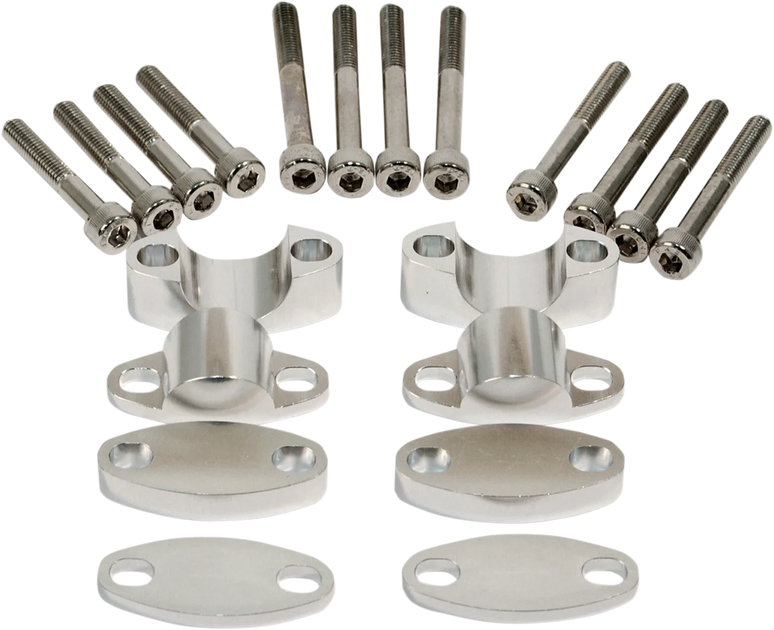 Emgo Riser Kit - 1-1/8" - Aluminum 23-09380 – CI Motorsports
