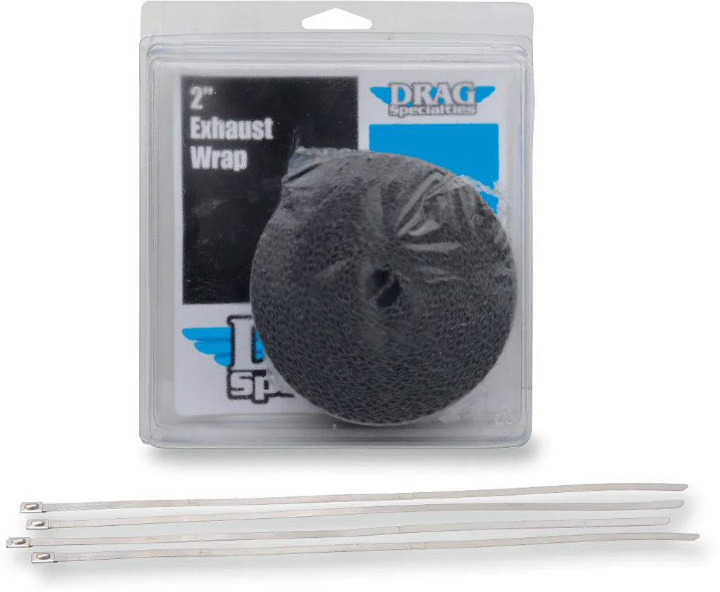 Drag Specialties DragSpecialties Exhaust Heat Wrap Kit with Ties...